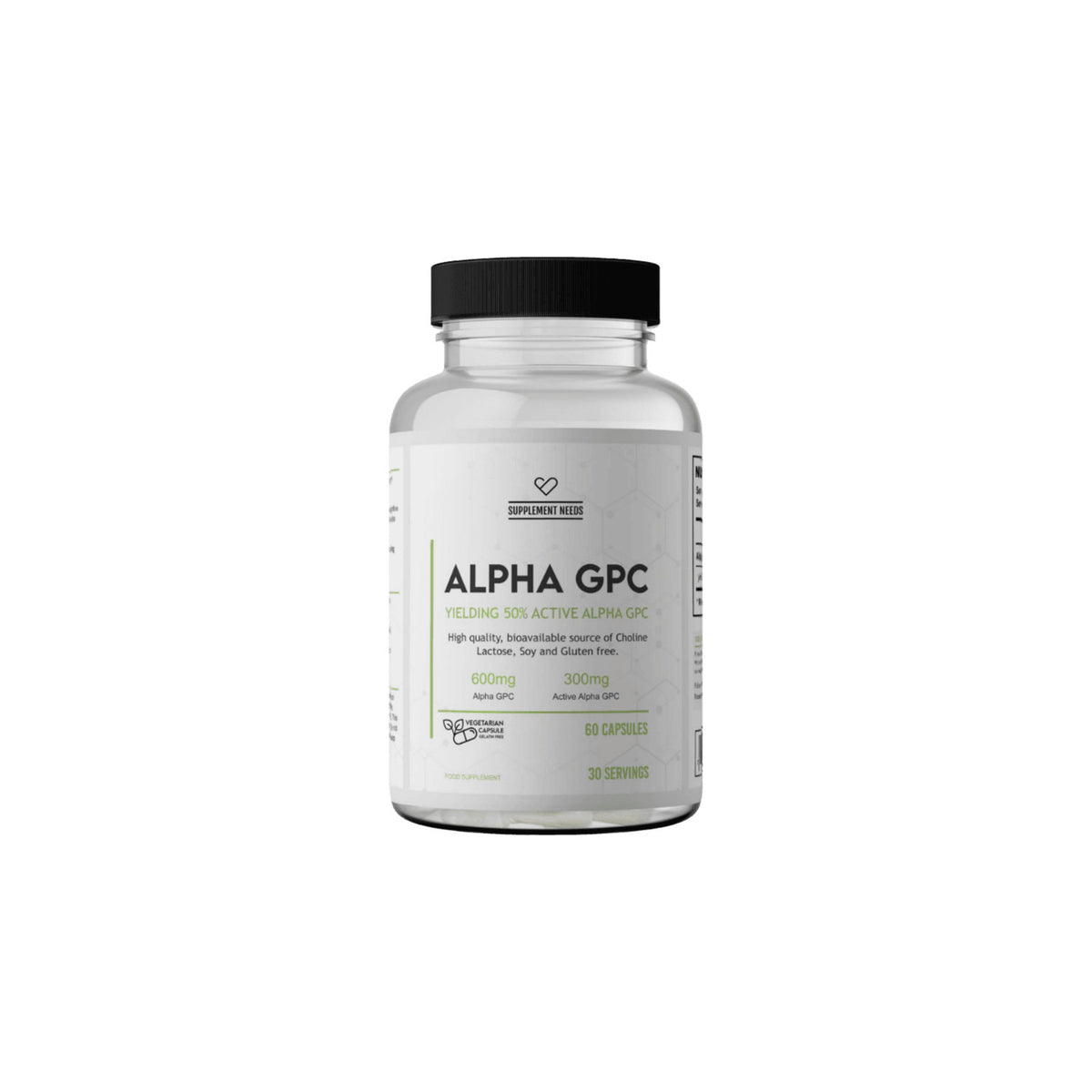 Supplement Needs Alpha GPC 30 Servings — Gym Power UK