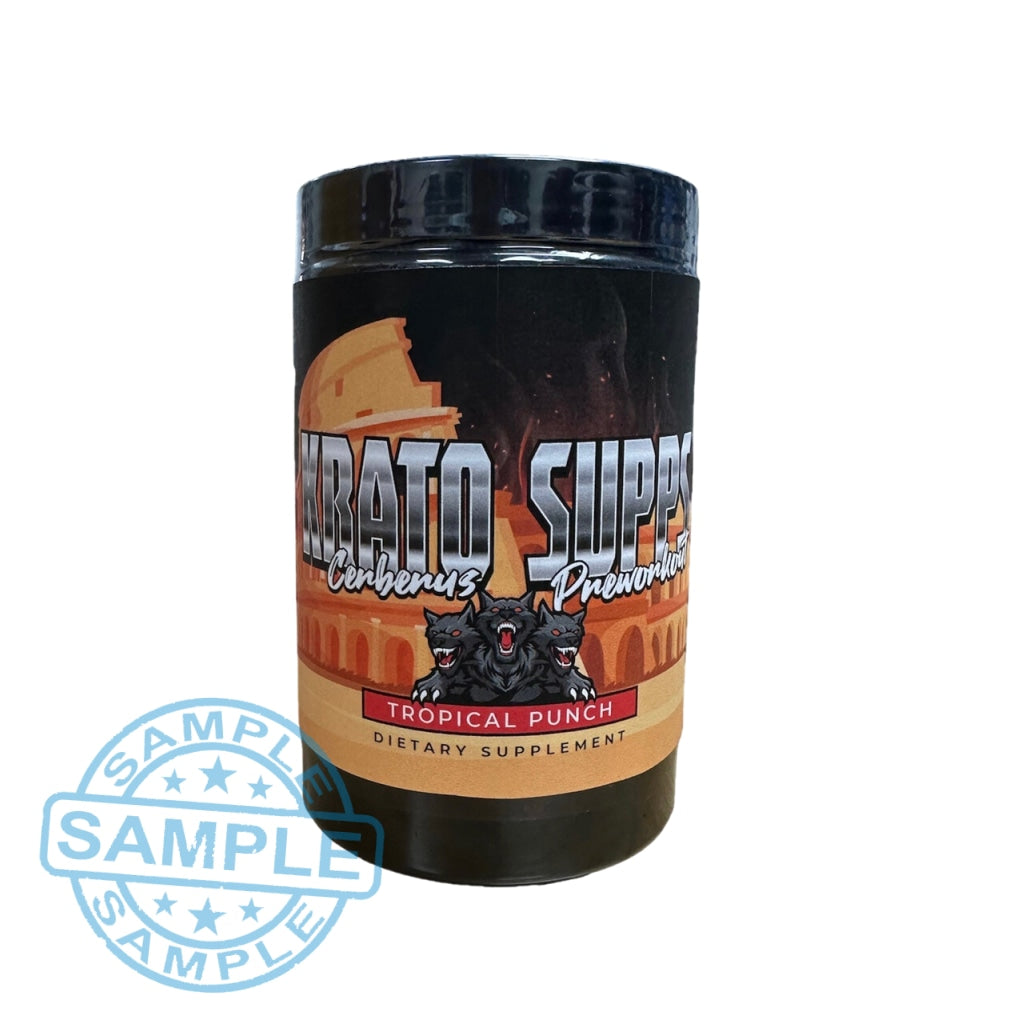 SAMPLE-DM: Krato Supps CERBERUS PRE: Elite Stim Junky Pre-Workout — Gym ...