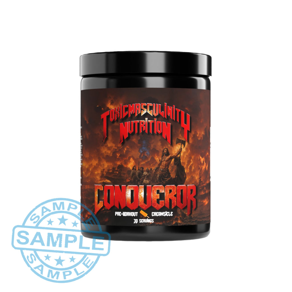SAMPLE-DM: Toxic Masculinity Nutrition Conqueror Pre-Workout (US Impor ...